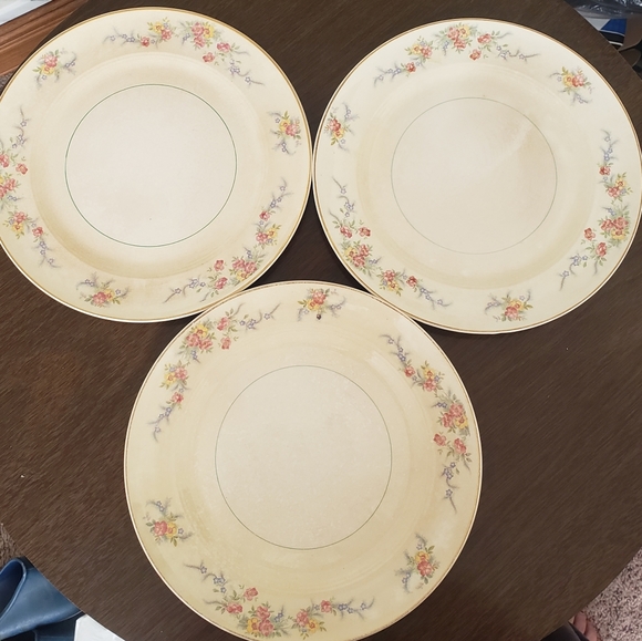 Kitchen | 3 Monticello By Salem 23 Karat Gold China Plates | Poshmark